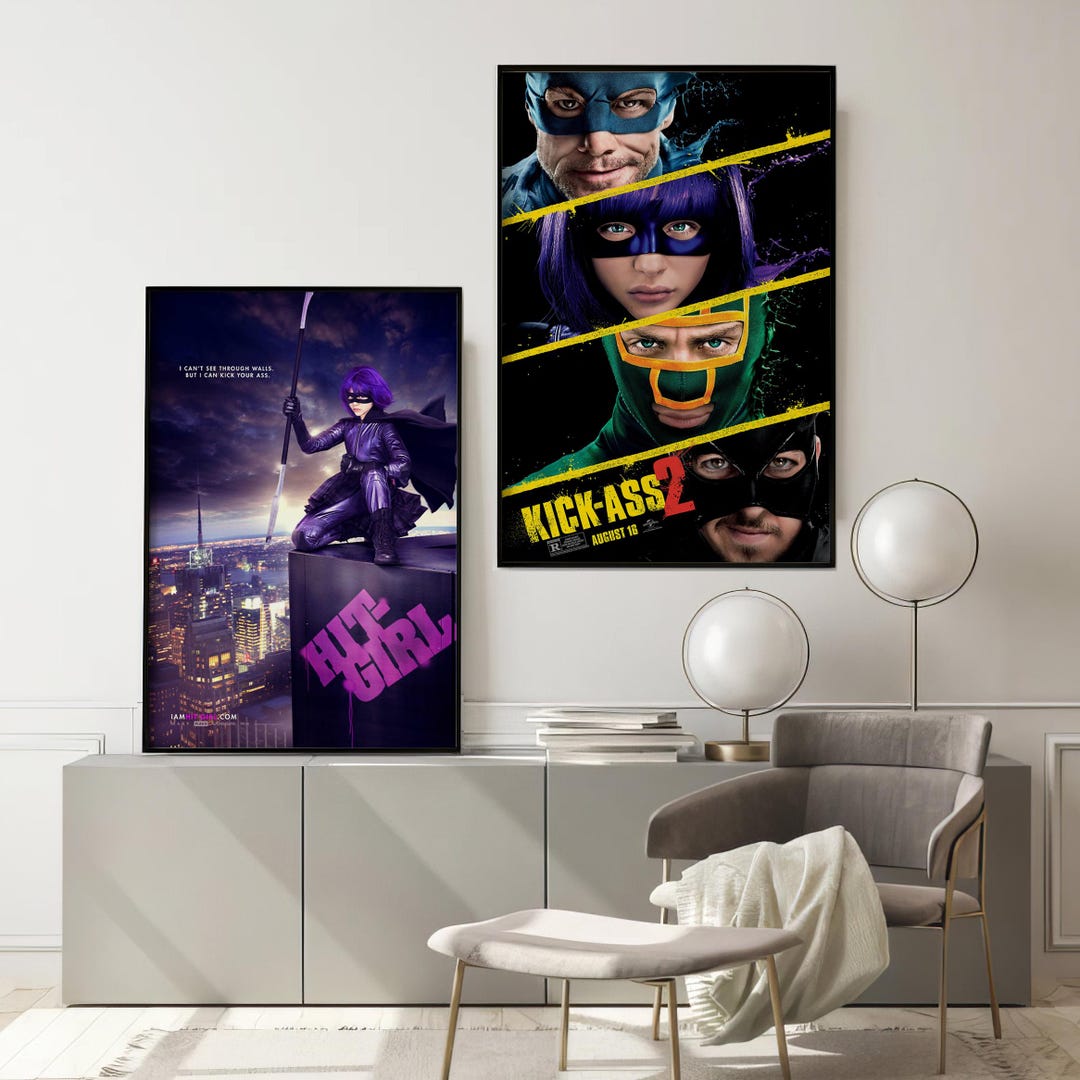 Comedy Posters-kick-ass, Wall Art Prints, Canvas Posters, Personalized ...