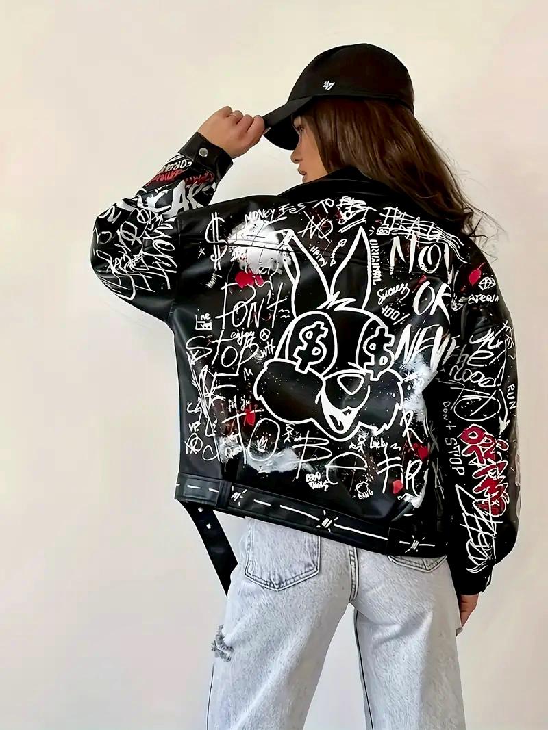 Custom Women Leather Jacket, Printed Leather Jacket for Women,custom ...