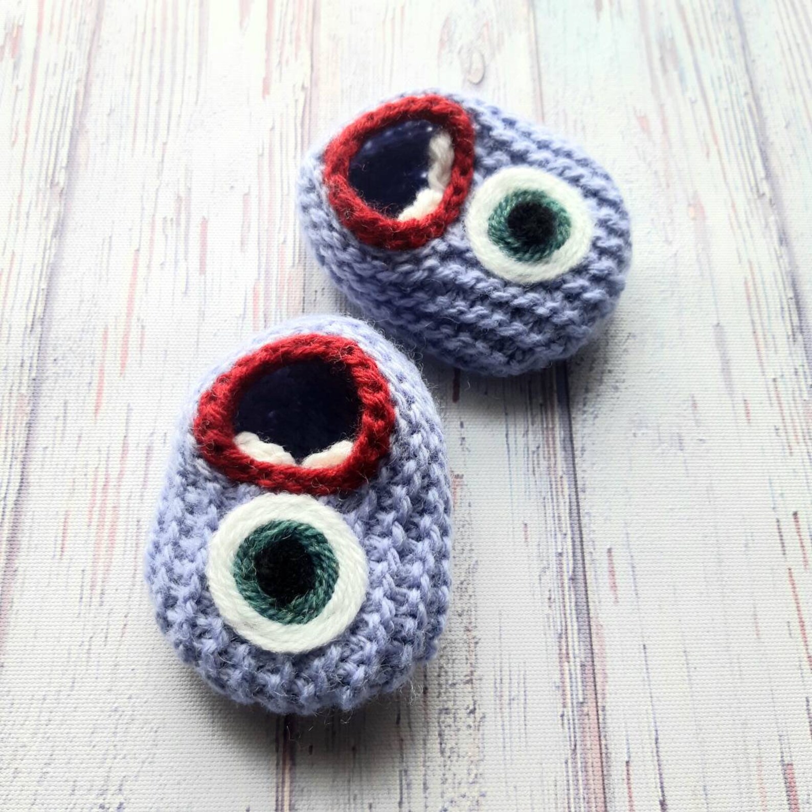 Wool Baby Monster Slippers Wool Baby Booties Crib Shoes | Etsy