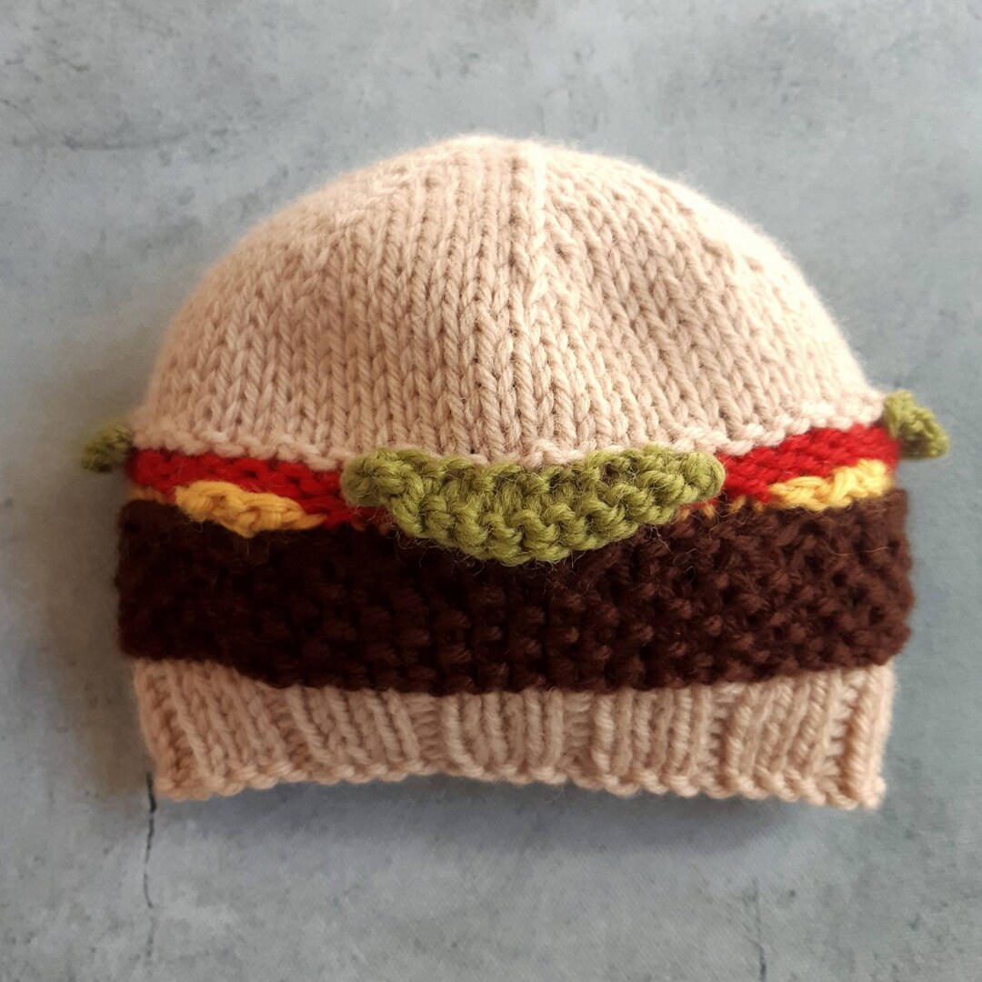 Wool Hamburger Hat - Etsy