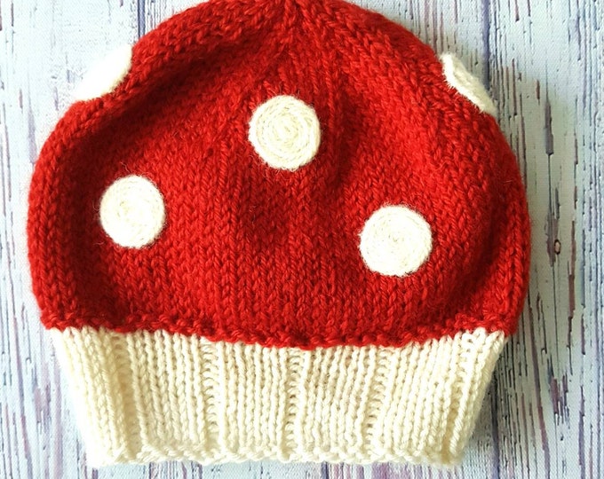 CROCHET PATTERN Toadstool Hat Pattern for Baby, Toddler, Child, Adult ...