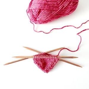 Knitting Pattern - Little Wool Heart Decorations, How to Knit 3 ...