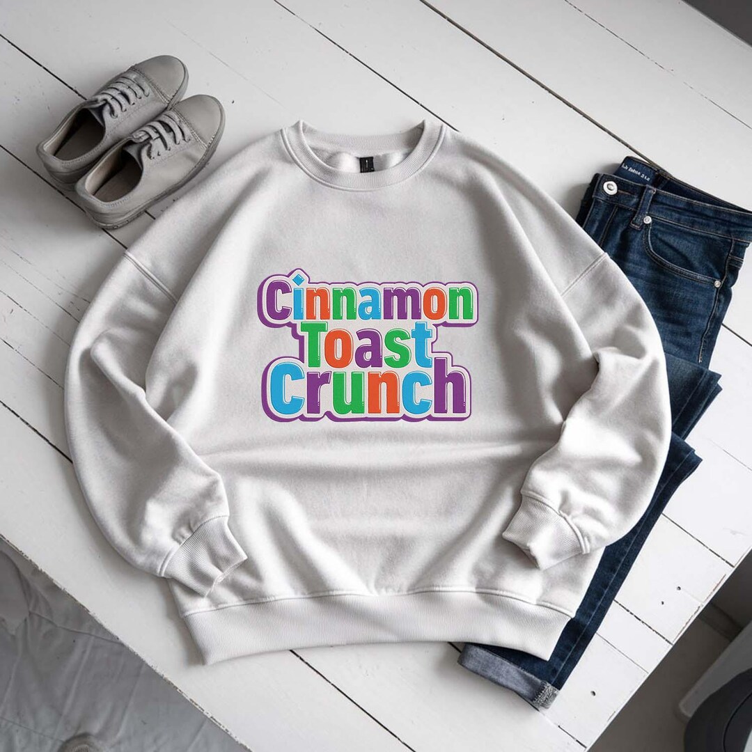 Cinnamon Toast Crunch Embroidery Sweatshirt, for Children Embroidery ...