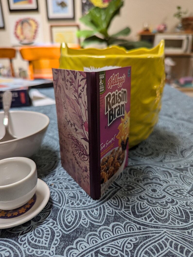 Handmade Mini Journals--repurposed Cereal Boxes--gift for Writers ...