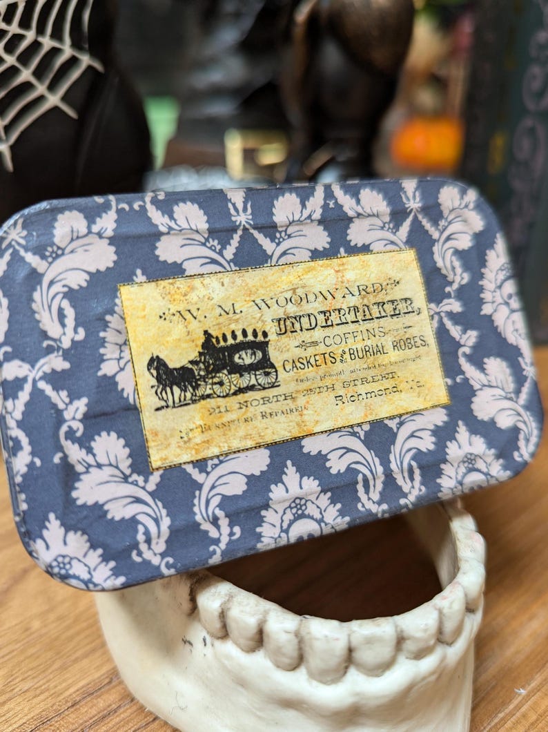 Vintage Skeleton Magnet Set in Keepsake Tin - Etsy