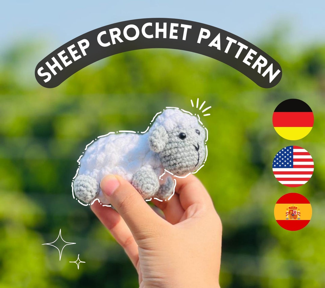 The Baby Sheep Crochet Pattern,sheep Crochet Pattern, Amigurumi ...