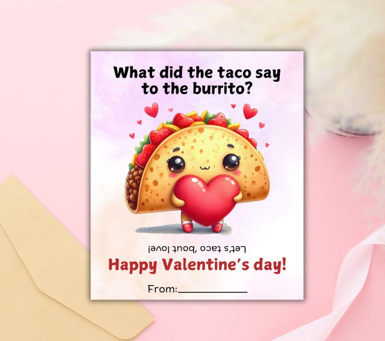 Kids Valentine's Day Lunch Note Jokes Printable, Classroom Valentines ...