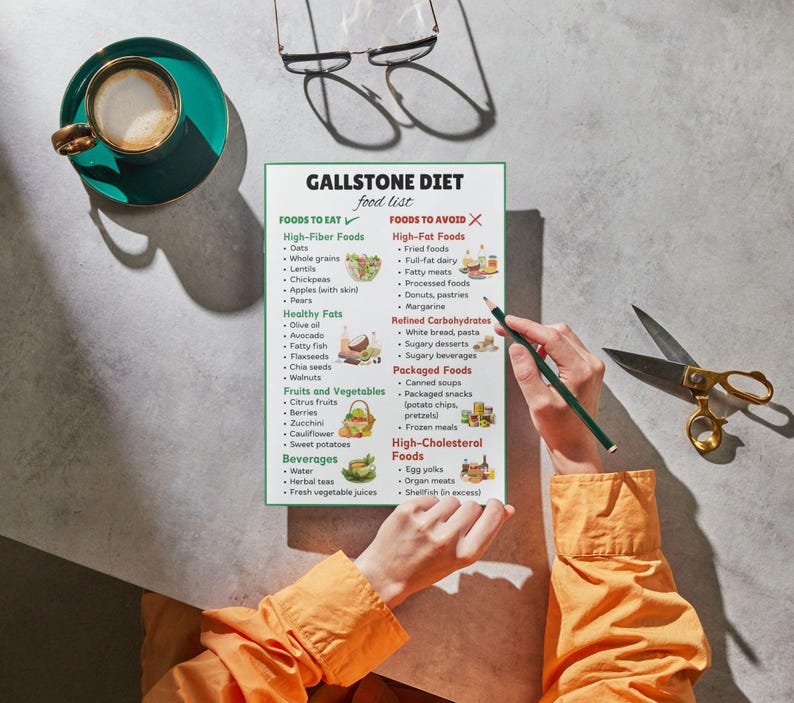 Gallstone Food List, Cholelithiasis Diet for Gallbladder Health, Low ...