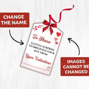 Secret Vealentine Gift Exchange Ideas Editable, All About Me Secret ...