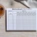 Edittable Restaurant Prep Sheet, Food Prep Chart, Food Prep Sheet ...