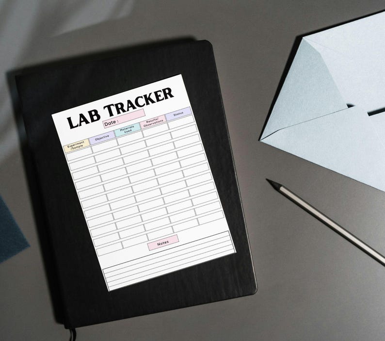 Printable Lab Tracker, Lab Results Tracker, Printable and Fillable ...