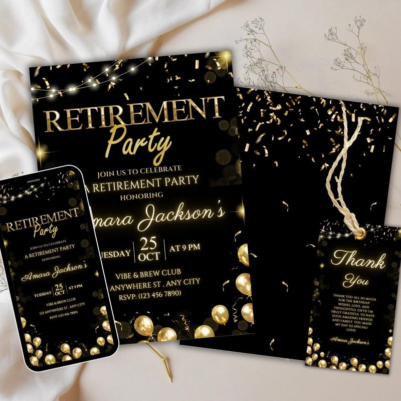 Retirement Party Decorations - Etsy