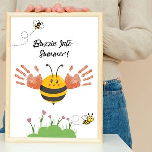 Printable Summer Handprint Craft Bundle, Summer Handprint Art, Summer ...
