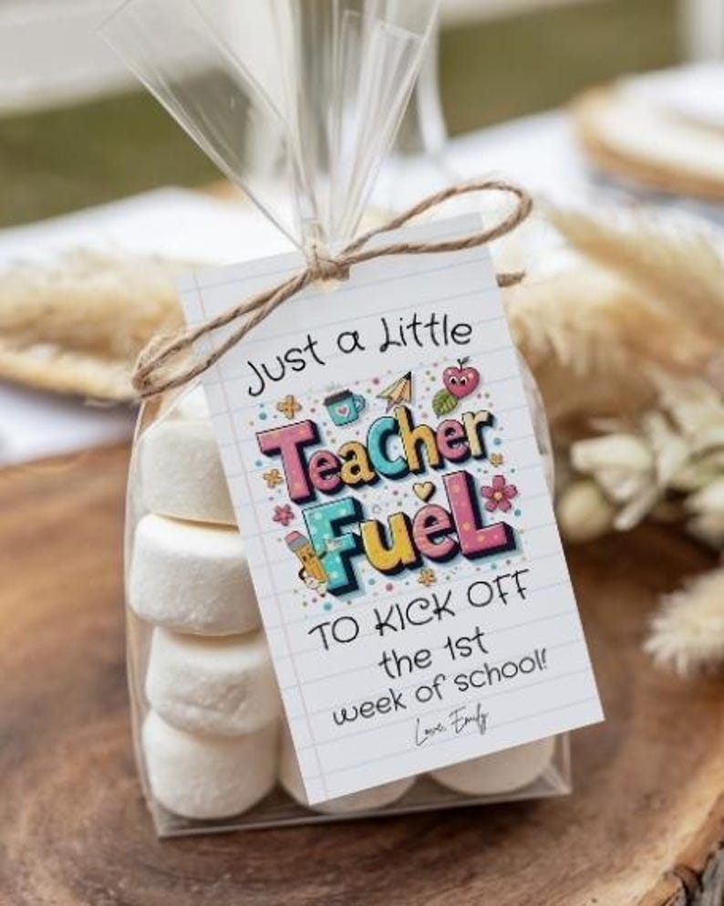 Back to School Gift Tag, First Day of School Gift Tag, First Week of ...