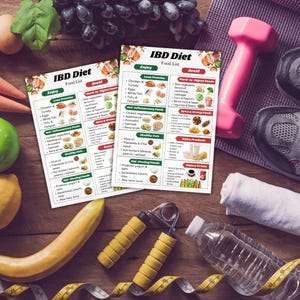 IBD Diet Plan, IBD Diet Sheet, Inflammatory Bowel Disease Food List ...