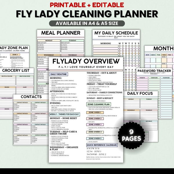 Flylady Printables - Etsy