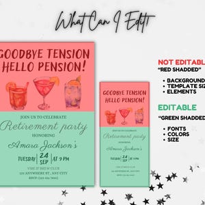Funny Retirement Party Invitation Template, Retirement Dinner Party ...