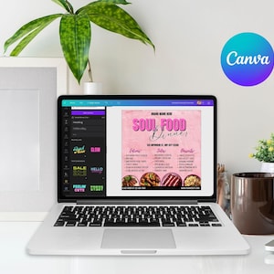 Editable Social Media Post Soul Food Template, Soul Food Flyer, Dinner ...