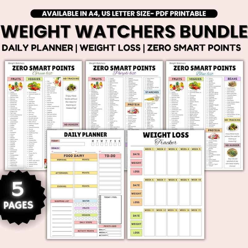 Weight Watcher Bundle - Etsy
