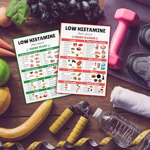 Low Histamine Food List, Anti Inflammatory Food Guide for Gut Health ...