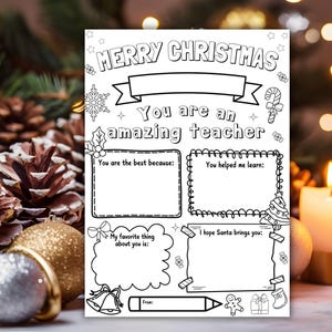 Teacher Christmas Gifts Printable, Teacher Appreciation Gift, Teacher ...