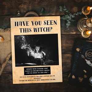 Editable Have You Seen This Wizard Party Poster Template, Wizard Wanted ...