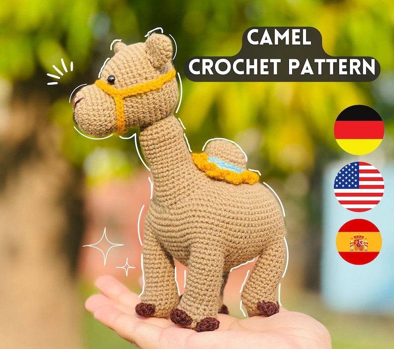Camel Crochet Pattern, Amigurumi Camel Crochet, Nativity Scene ...