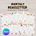 12 Months Newsletter Template Bundle, Back to School, Weekly Classroom ...