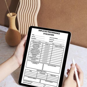 Employee Performance Evaluation Template, Employee Assessment, Employee ...