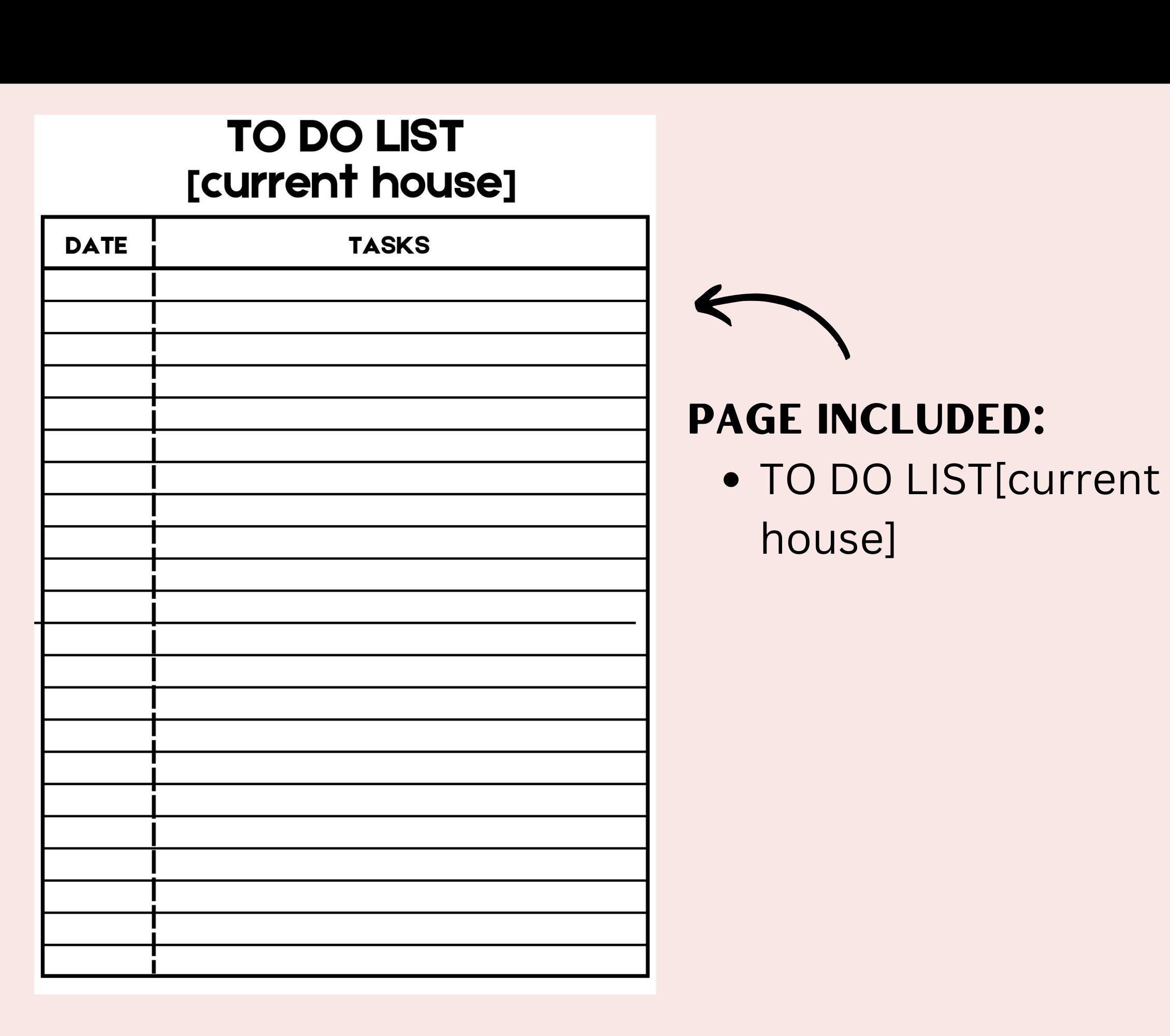 Moving Planner Printable, Moving Checklist, Moving Binder, Moving Gift ...