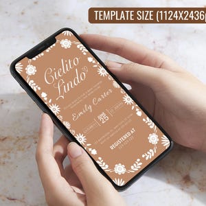 Editable Cielito Lindo Baby Shower Invite, Cielito Lindo Invitation Set ...