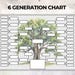 Family Tree Template 6 Generation Editable, Family Tree Chart ...