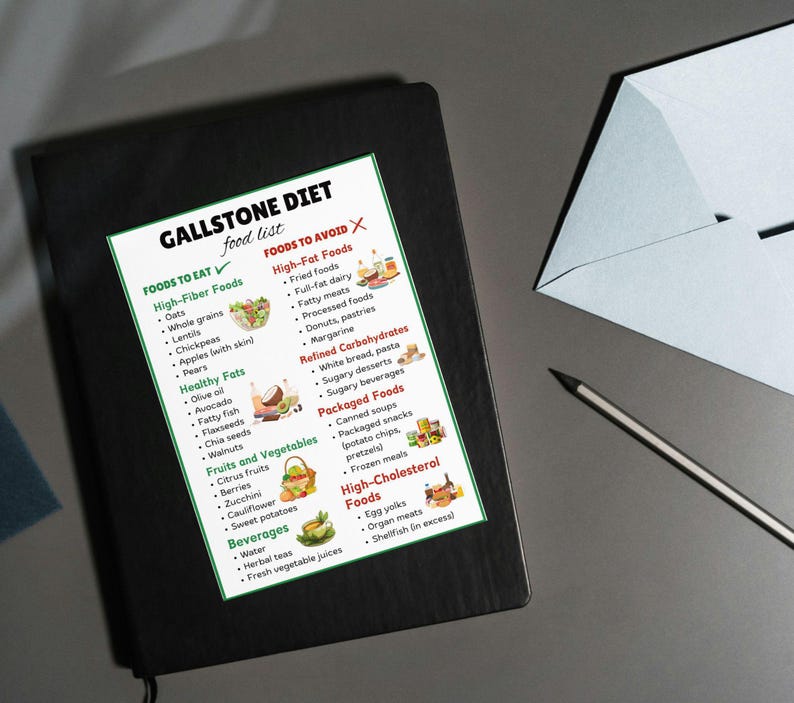 Gallstone Food List, Cholelithiasis Diet for Gallbladder Health, Low ...