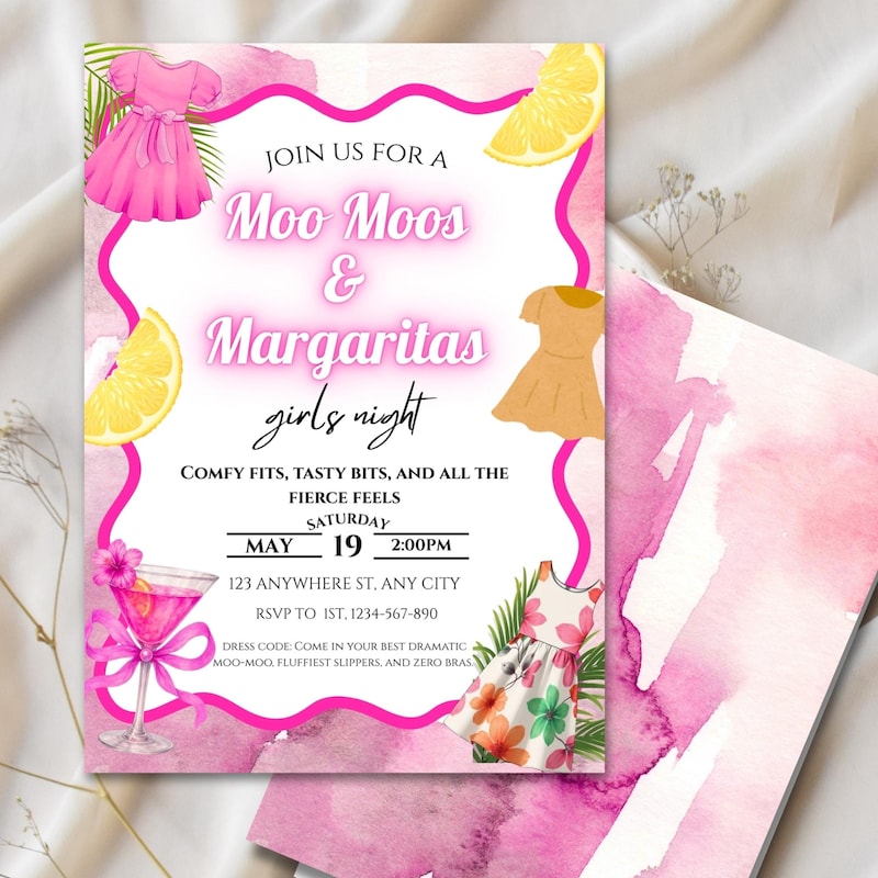 Moo Moo and Margarita Party - Etsy