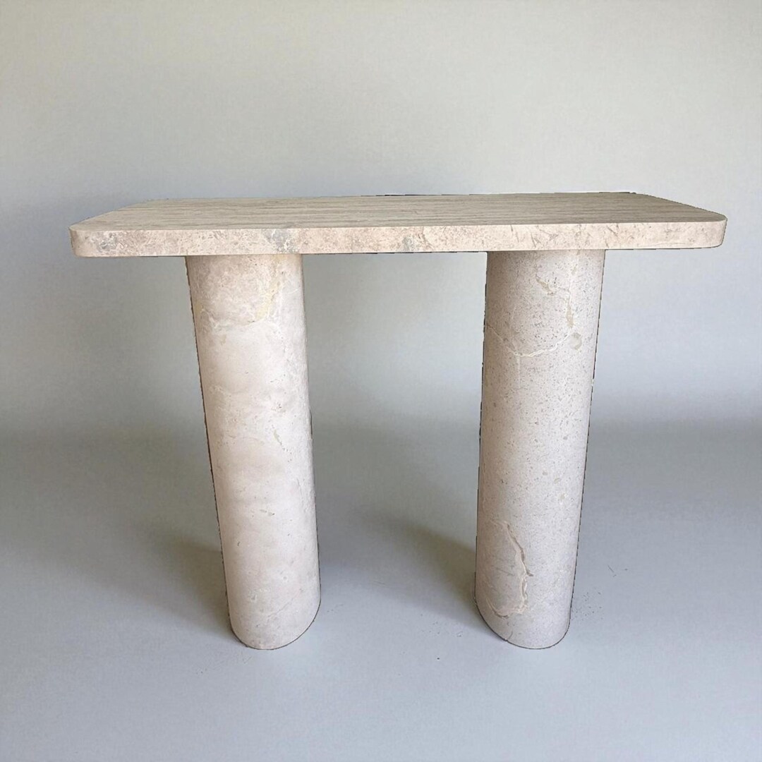 Minimalist Console Table, Modern Entryway Console Table, Handmade ...