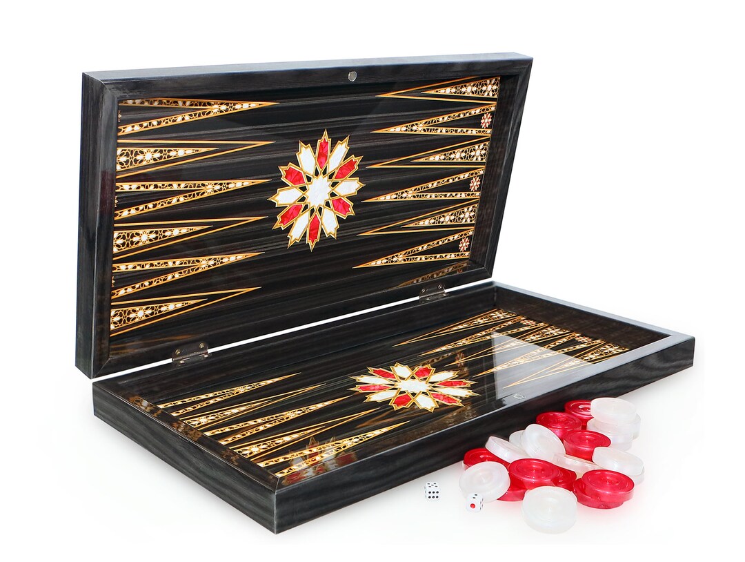 Luxury Orient Backgammon Tavla XL Board Games Family Game - Etsy