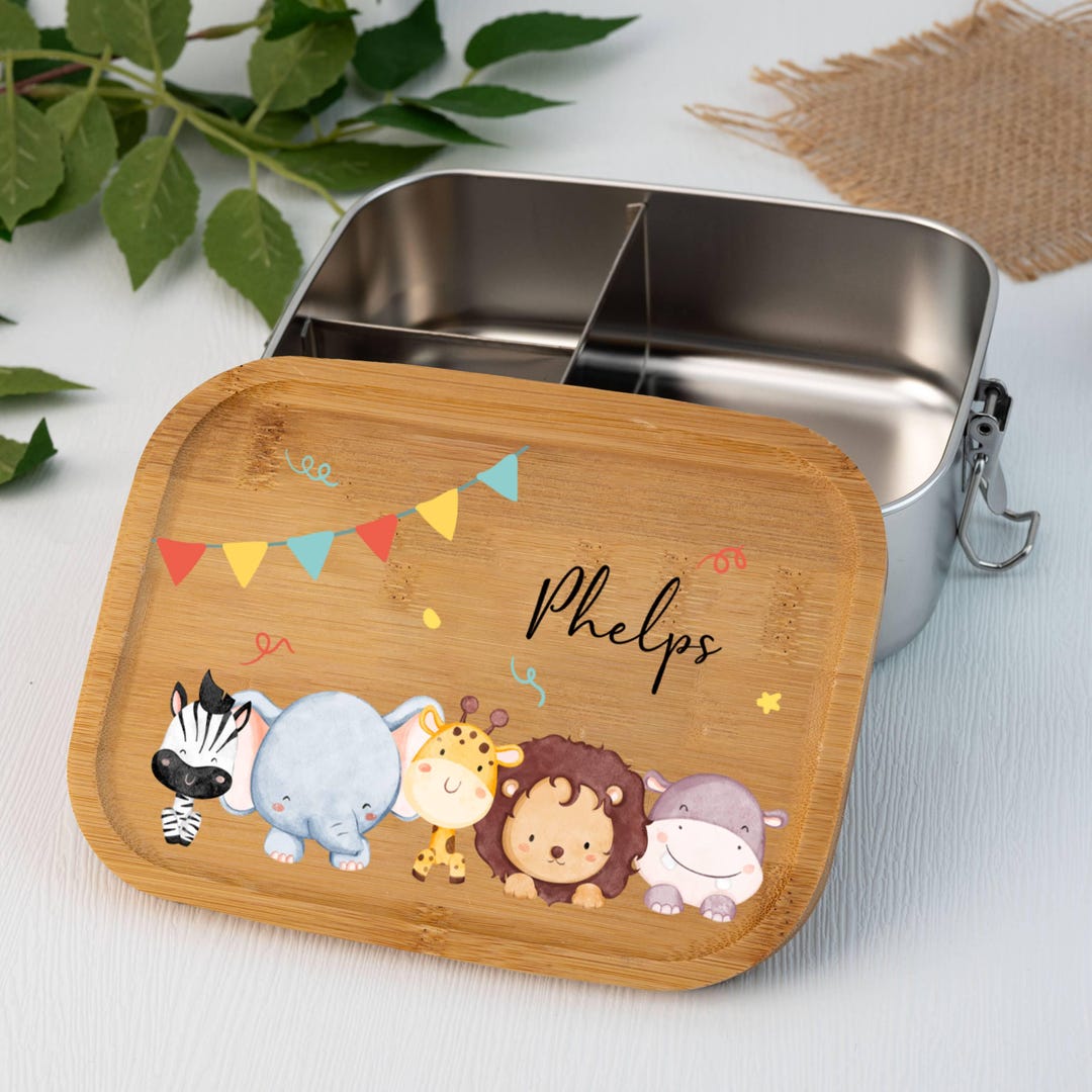 Engraved Lunch Box,kindergarten Lunch Box,custom Preschooler Name Lunch ...