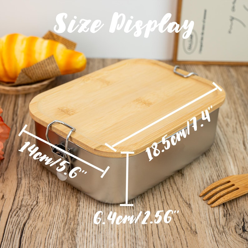 Personalized Rainbow Lunch Box for Children, Back to School Gift ...
