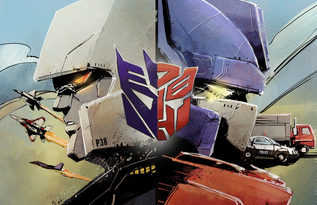 Optimus Vs Megatron - Art Print - Etsy