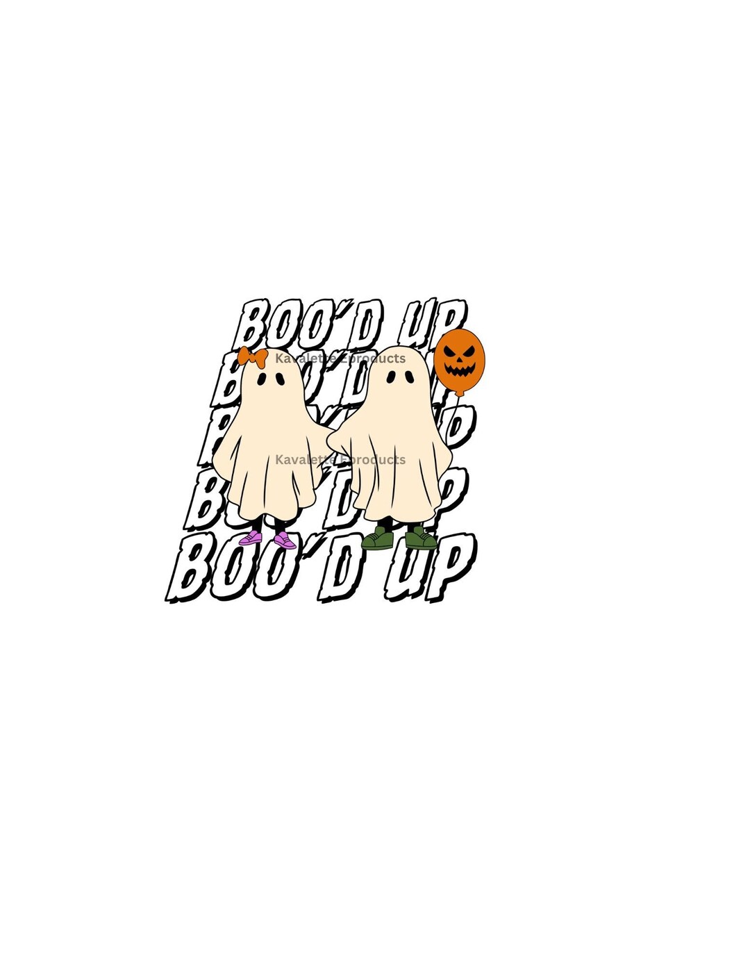 Boo'd up PNG - Etsy