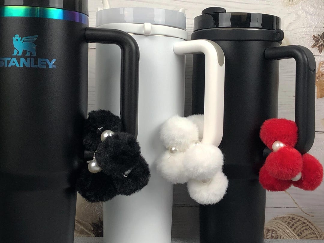 Fluffy Stanley Handle Charm | Cute Pom Pom Charm | for Stanley Handle ...