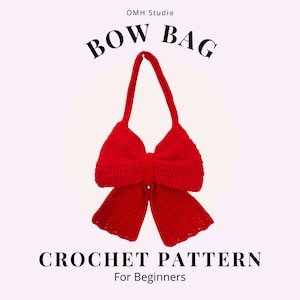 Crochet Bow Bag Pattern - Etsy