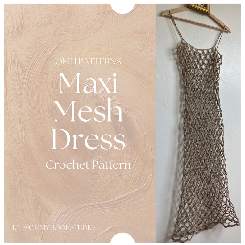 Maxi Dress Crochet Pattern - Etsy