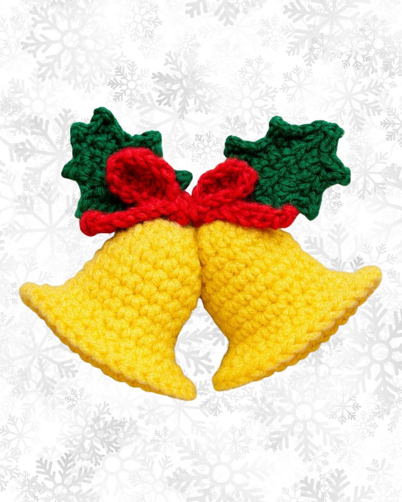 Christmas Bells Crochet Pattern, Beginner Ornament (PDF Pattern) - Etsy