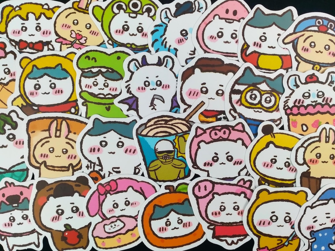 Chiikawa Glossy Stickers-cute Hachiware Usagi Phone Case Stickers ...