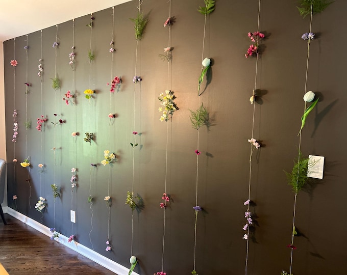 Flower Wall Indiviual Garland - Wildflower Garland - INDIVIDUAL STRAND ...
