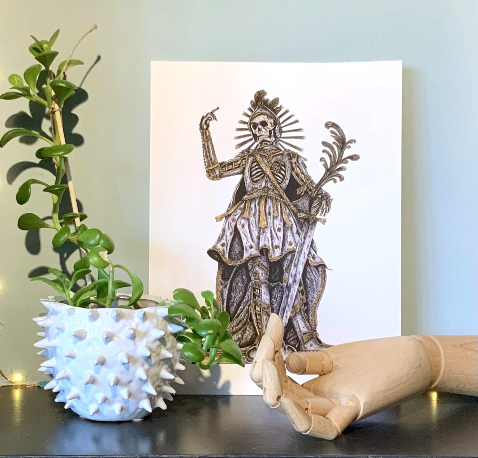 Saint Pancratius, the Armored Skeleton Holy Relic Giclee Fine Art Print ...