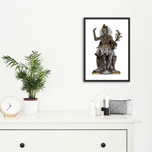 Saint Pancratius, the Armored Skeleton Holy Relic Giclee Fine Art Print ...