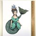 Marie Antoinette Inspired Mermaid Giclee Fine Art Print - Etsy