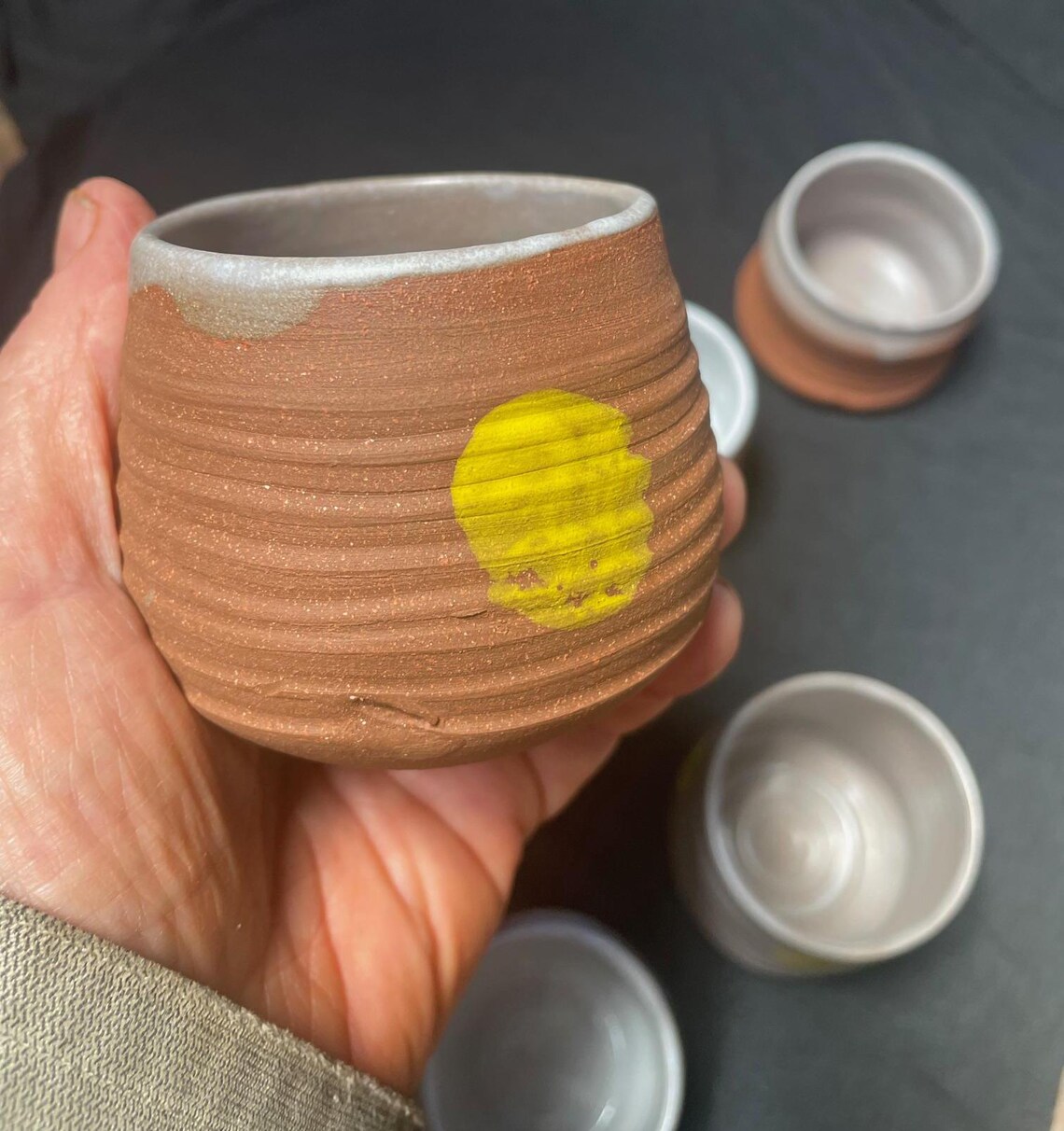 Small Hand Thrown Cups Without Handles. - Etsy